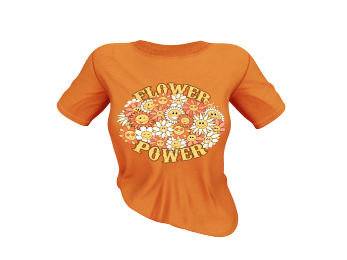 Second Life Marketplace - REVOLUTION - Zoey Tee (Flower Power)