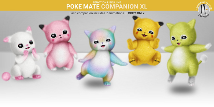 Second Life Marketplace - SEmotion Libellune Poke Mate Companion XL ...