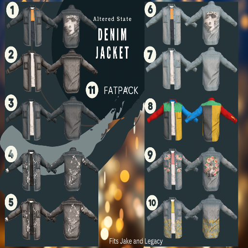 Second Life Marketplace - 5. AS Denim Jacket JAKE & LEGACY