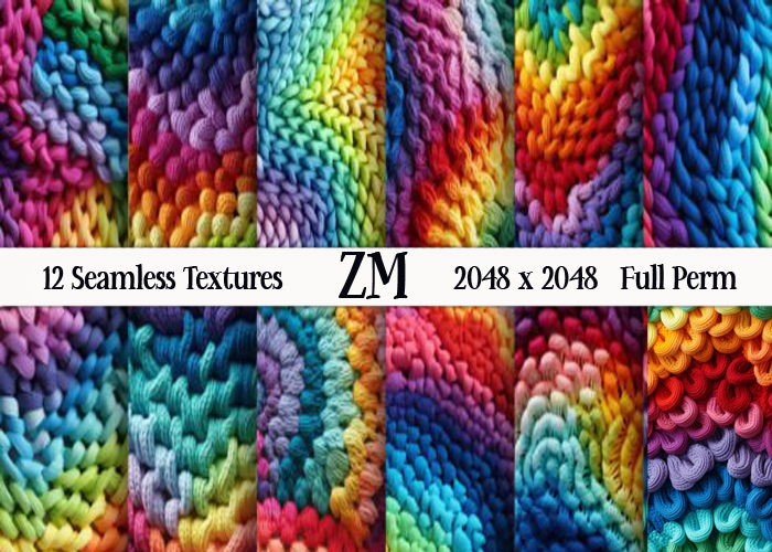 Second Life Marketplace - KNIT RAINBOW TEXTURES