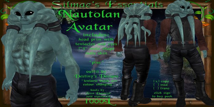 Second Life Marketplace - !~SE~! Nautolan Male - Green