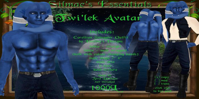 Second Life Marketplace - !~SE~! Silmae's Essentials - Twi'lek Avatar ...