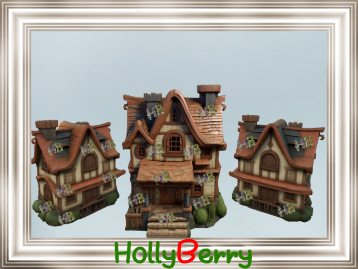 Second Life Marketplace - HB: Cottage House prop FuLL PERM