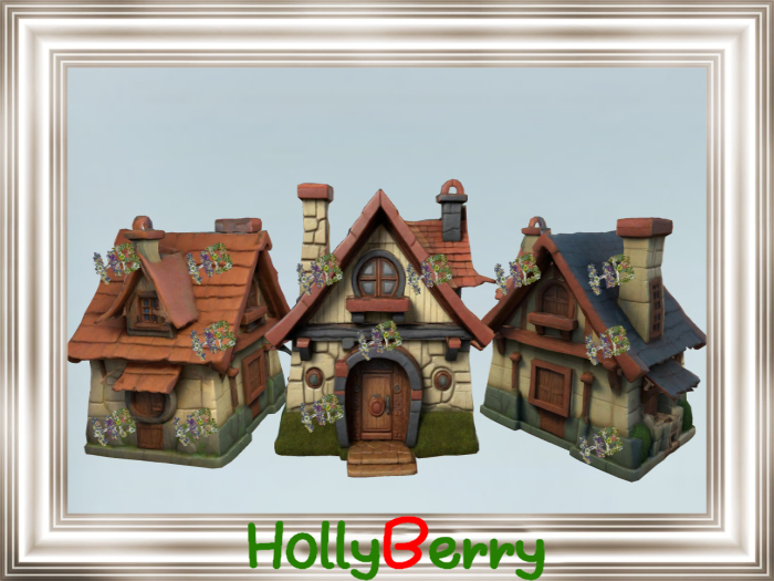 Second Life Marketplace - HB: Cottage B House prop FuLL PERM