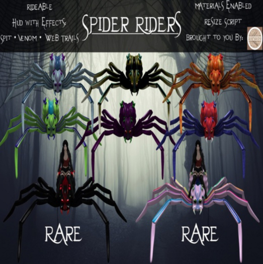 Second Life Marketplace - [Boomerang] - Spider Rider - Red and Blue