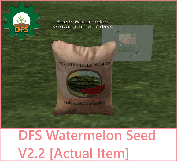 Second Life Marketplace - DFS Watermelon Seed V2.2 [Actual Item]