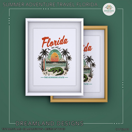 Second Life Marketplace - DD Summer Adventure Travel Florida