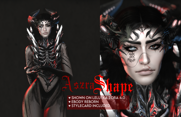 Second Life Marketplace - ALLURE - Aszra Shape - LeLUTKA Zora 4.0
