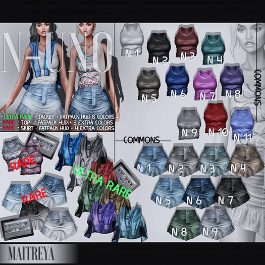 Second Life Marketplace - N-Uno - Ira Top // N 10