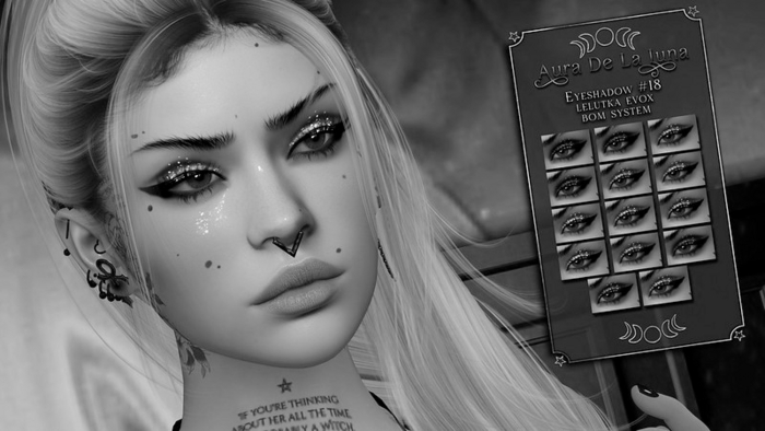 Second Life Marketplace - DEMO +Aura De La Luna+ Eyeshadow #18