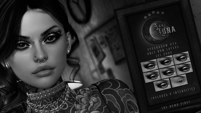 Second Life Marketplace - DEMO +Aura De La Luna+ Eyeshadow #34