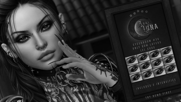 Second Life Marketplace - DEMO +Aura De La Luna+ Eyeshadow #36