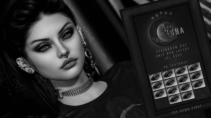 Second Life Marketplace - DEMO +Aura De La Luna+ Eyeshadow #42