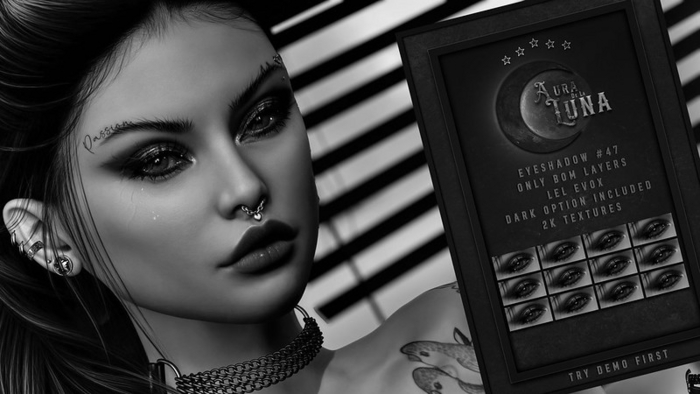 Second Life Marketplace - DEMO +Aura De La Luna+ Eyeshadow #47