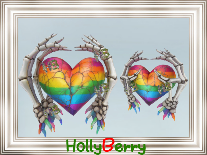 Second Life Marketplace - HB: Rainbow Skeleton Hands FuLL PERM