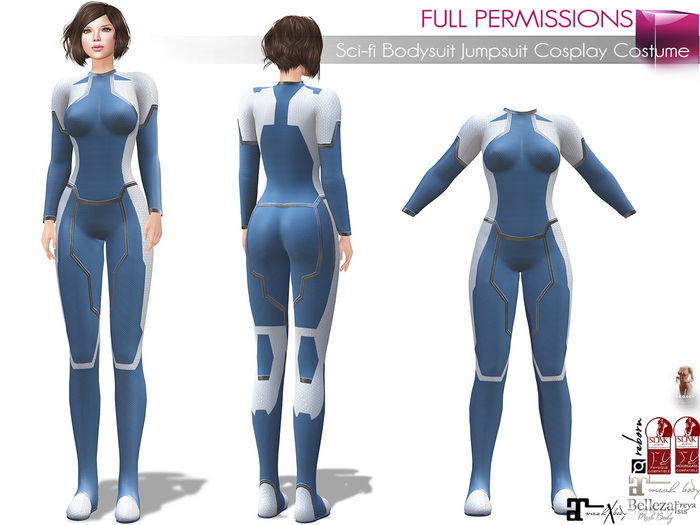 Second Life Marketplace - Full Perm Futuristic Sci-fi Microfiber Female ...