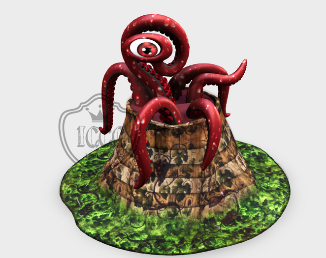 Second Life Marketplace - Potted ~ Lava Lair Karnivore Pot - LE Winery ...