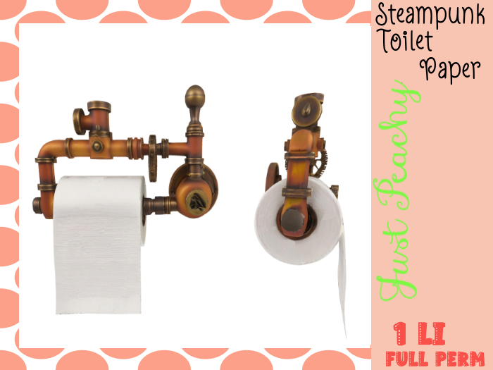 Second Life Marketplace - ::JP:: Steampunk Toilet Paper Holder FULL PERM
