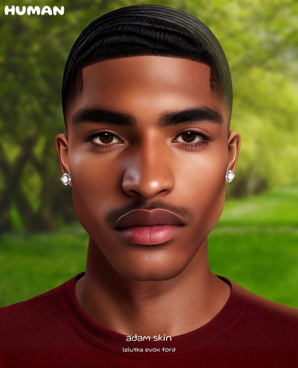 Second Life Marketplace - human+ adam skin rouge - lel evox