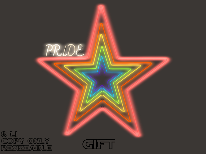 Second Life Marketplace - .. Indicax420 .. Pride NEON - gift