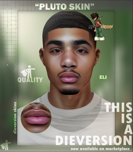 Second Life Marketplace - /DV/ Pluto Skin (Eli)