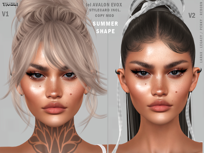 Second Life Marketplace - Avalon Shape Lelutka AVALON Shape 4.0 evox ...