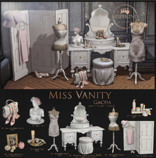 Second Life Marketplace - 06. KOPFKINO - Miss Vanity - Bust