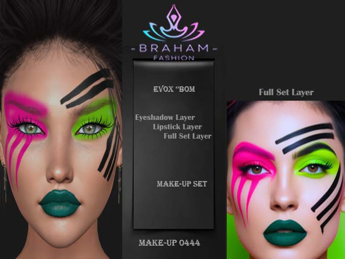 Second Life Marketplace - '' Braham Fasihon ''Gift Make Up EvoX ''Bom ...