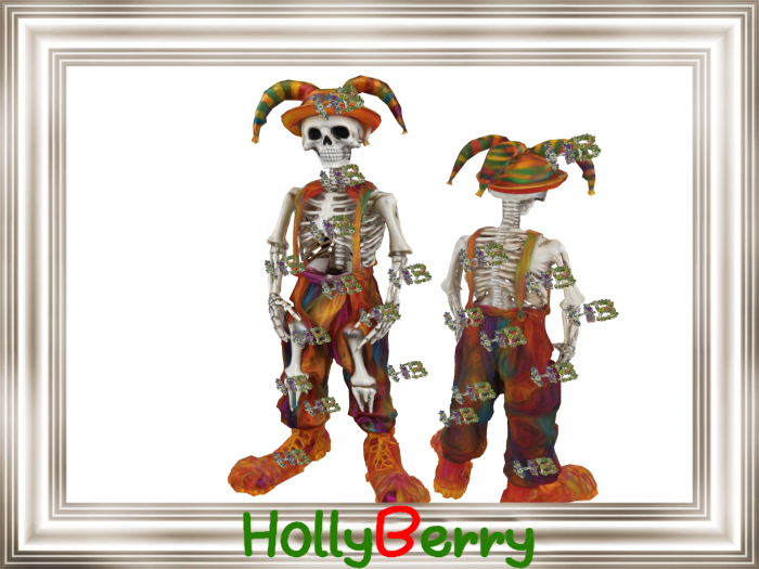 Second Life Marketplace - HB: Carnival Skeleton Jester FuLL PERM