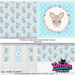 Second Life Marketplace - TBJ-Bunny stripe blue 4 textures Wall ...