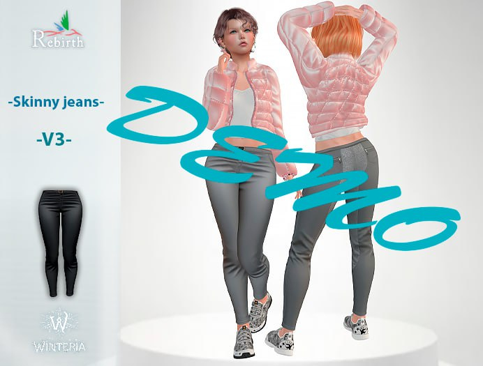 Second Life Marketplace - Skinny-jeans-V3-Rebirth-DEMO