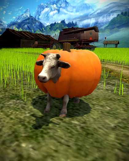 Second Life Marketplace - DFS Cow - Hey Pumpkin (Halloween 2022 ...