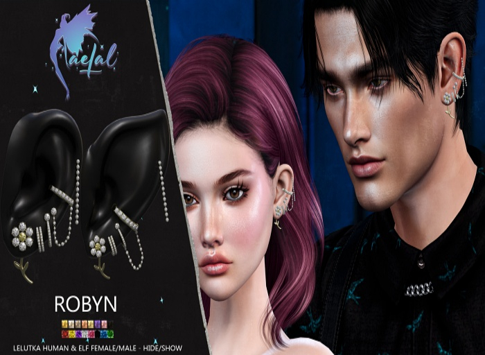 Second Life Marketplace - FaeTal - - Robyn - LeLutka Human & Elf Male DEMO
