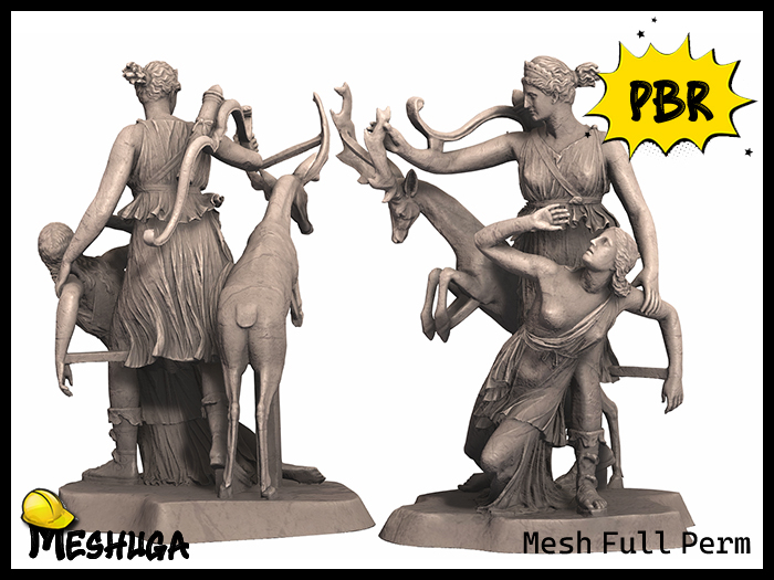 Second Life Marketplace - Meshuga PBR The Mercy Statue FULL PERM MESH