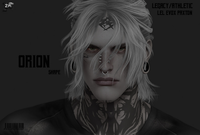 Second Life Marketplace - [ZENER]. Orion Shape - Lel Paxton EvoX