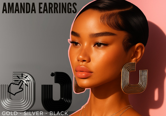 Second Life Marketplace - Difference - Amanda earrings