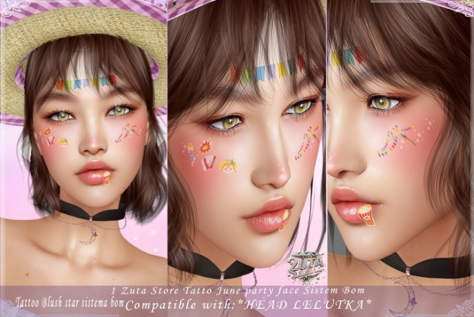 Second Life Marketplace - 1 ZUTA STORE TATOO SISTEMA BOM