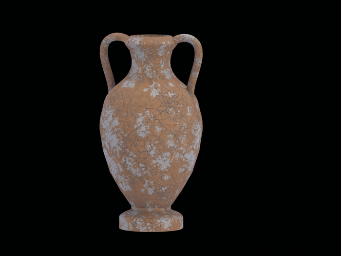 Second Life Marketplace - cracked terracotta amphora with PBR texture