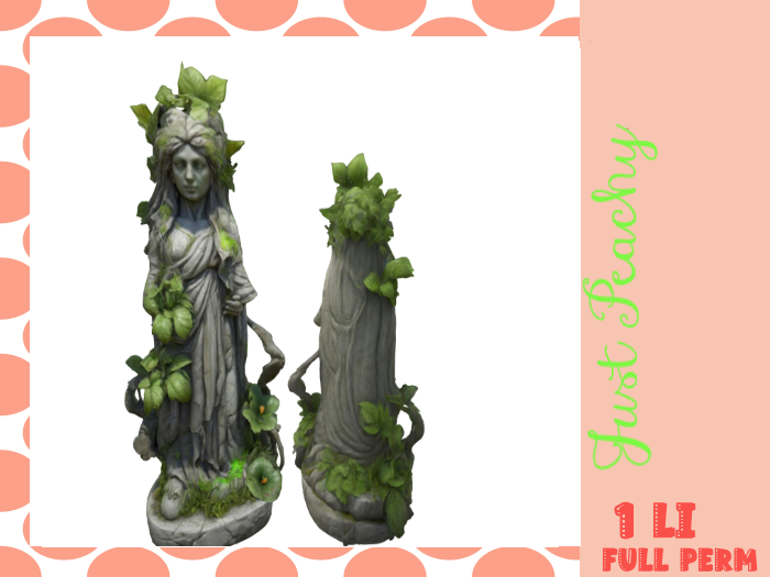 Second Life Marketplace - ::JP:: Ivy Stone Lady Statue FULL PERM