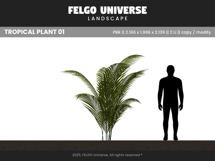 Second Life Marketplace - FELGO Universe // Tropical Plant 01
