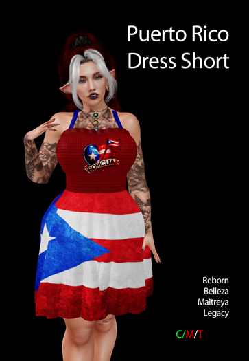 Second Life Marketplace - Puerto Rico Dress Short
