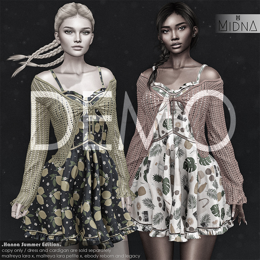 Second Life Marketplace - MIDNA - Hanna Summer Ed. *DEMO* [ADD]