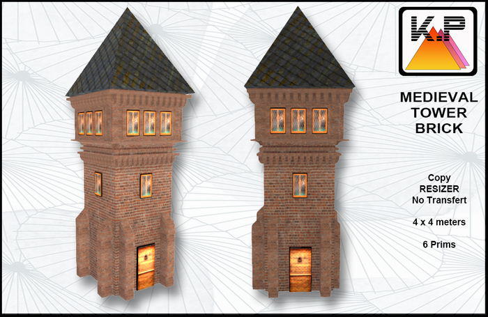 Second Life Marketplace - Medieval Tower brick