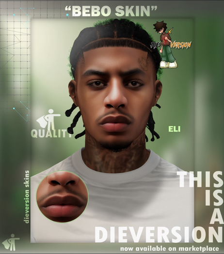 Second Life Marketplace - /DV/ Bebo Skin (Eli)
