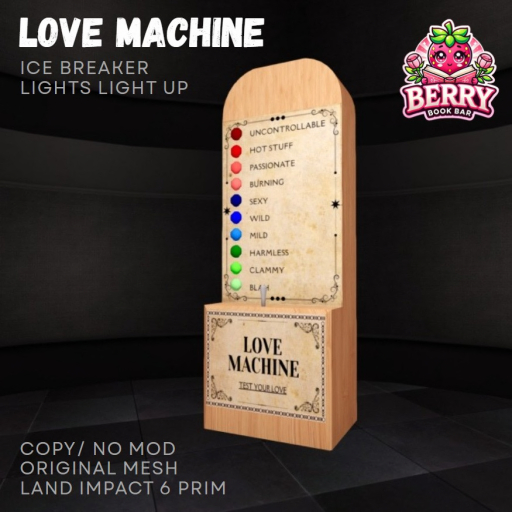 Second Life Marketplace - :::(berry)::: Antique Love Machine v2