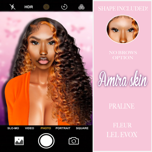 Second Life Marketplace - DS. Amira Skin Evox Praline