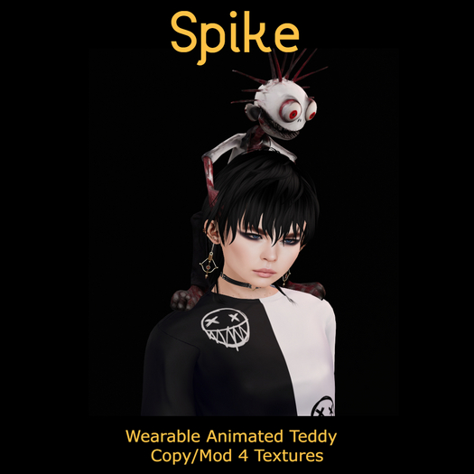 Second Life Marketplace - Spike – Animated Animesh Headscratcher ...