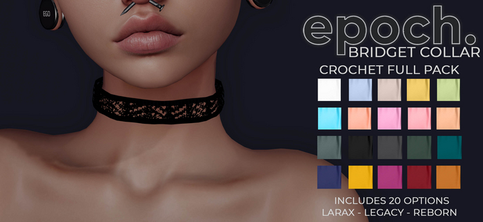 Second Life Marketplace - epoch - [pack] - bridget - choker - crochet ...