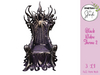 Second Life Marketplace - MBS - Black Widow Throne 2