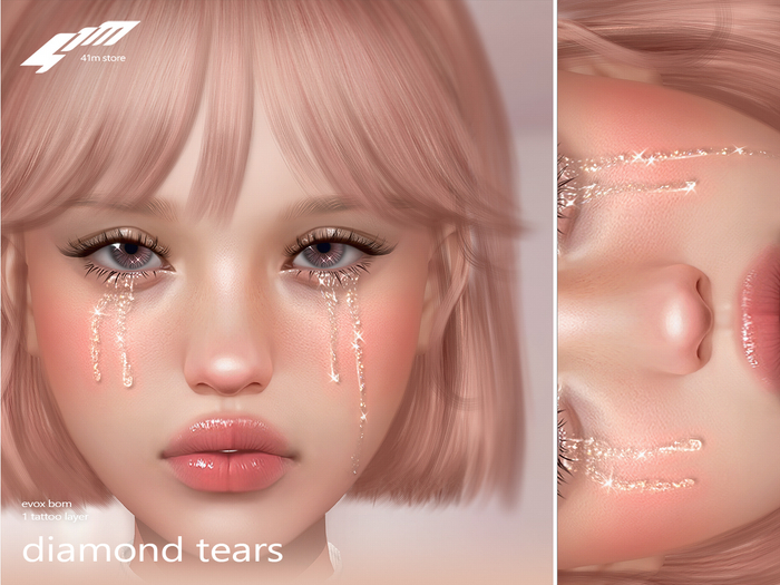 Second Life Marketplace - 41m / Diamond Tears / EvoX
